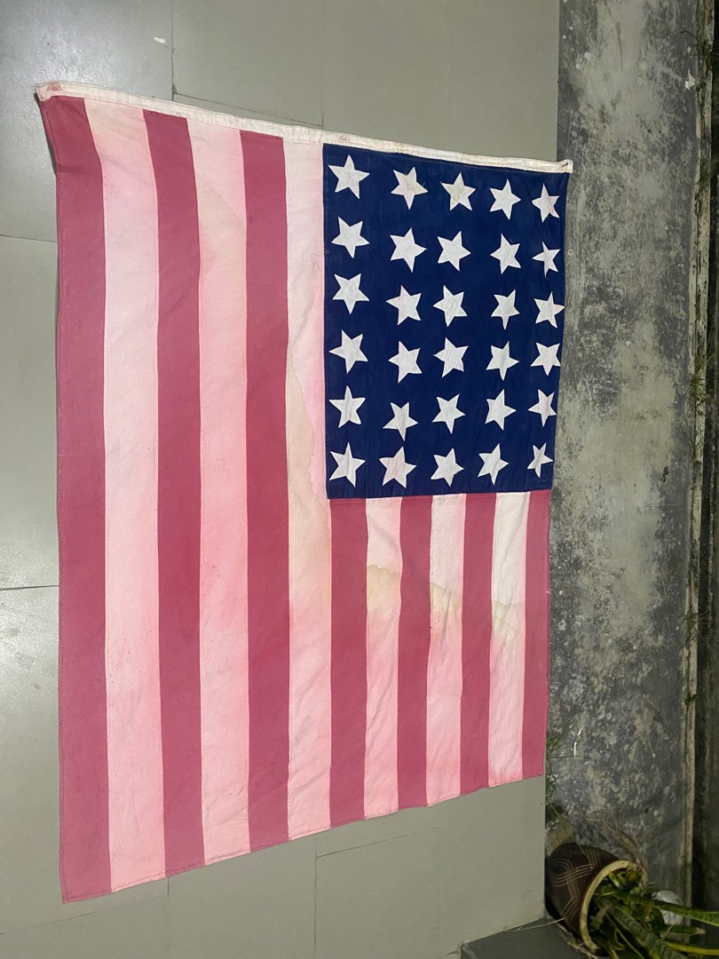 Vintage flag 30star pre civil war, Men's Fashion, Activewear on Carousell