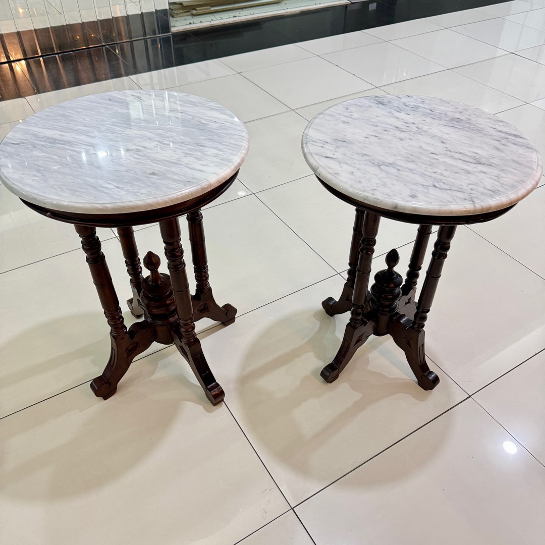 Vintage Kopitiam Side-Table, Furniture & Home Living, Furniture, Tables ...