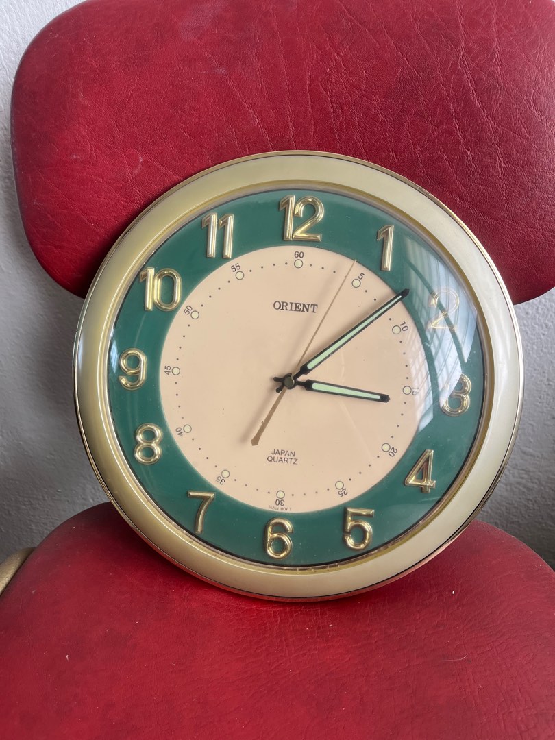VINTAGE ORIENT WALL CLOCK MADE IN JAPAN, Hobbies & Toys, Collectibles ...