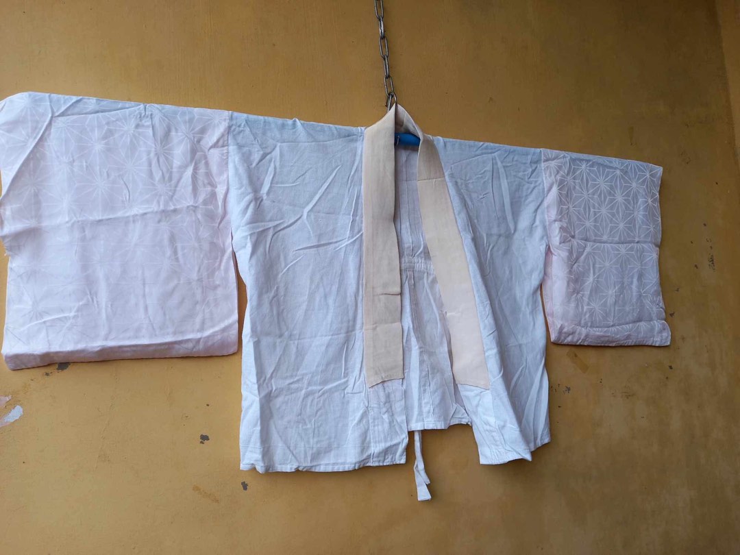 White Han Juban Japanese Kimono, Luxury, Apparel on Carousell