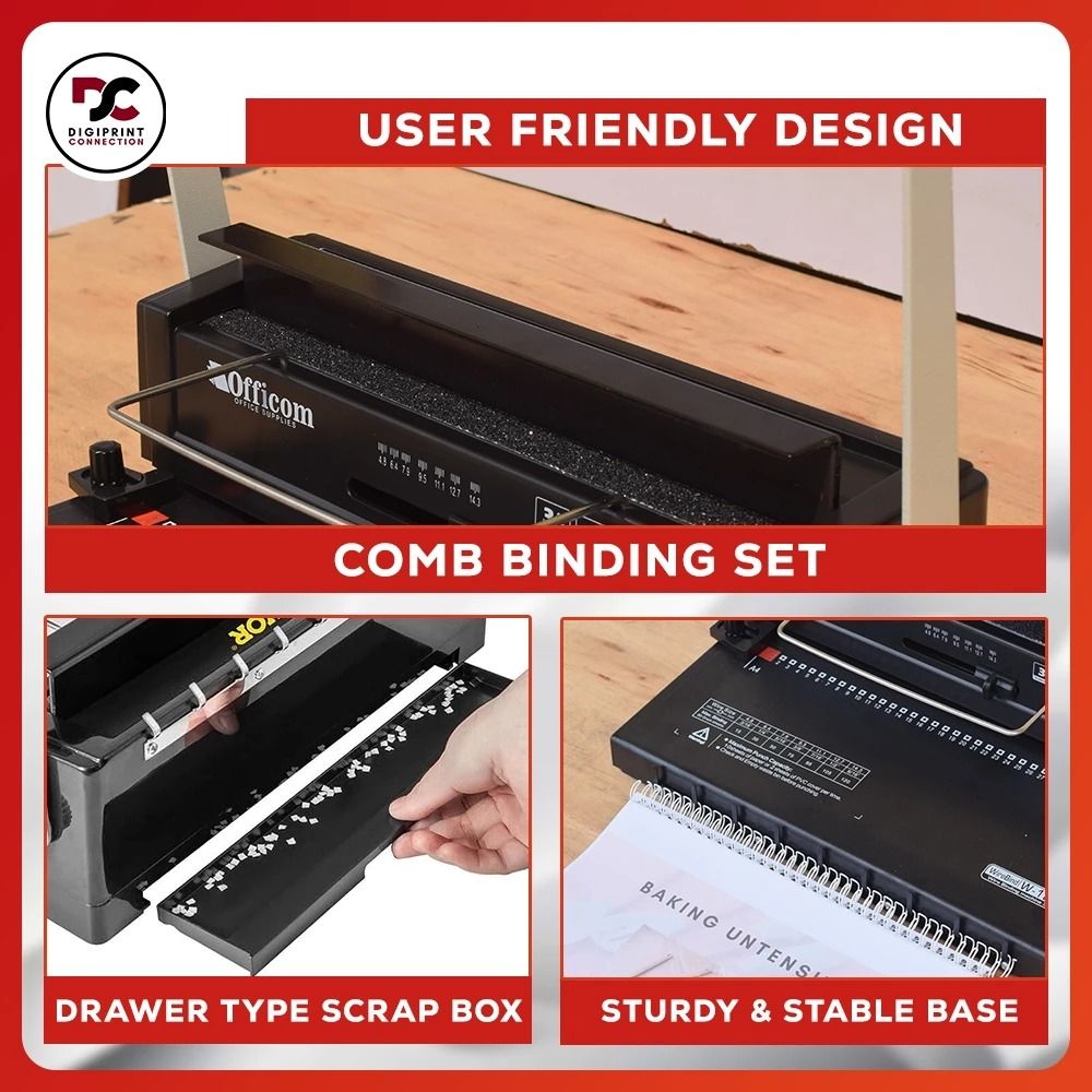 Wire Binding Machine W12M binder ring A4 Heavy Duty Double Loop Wire ...