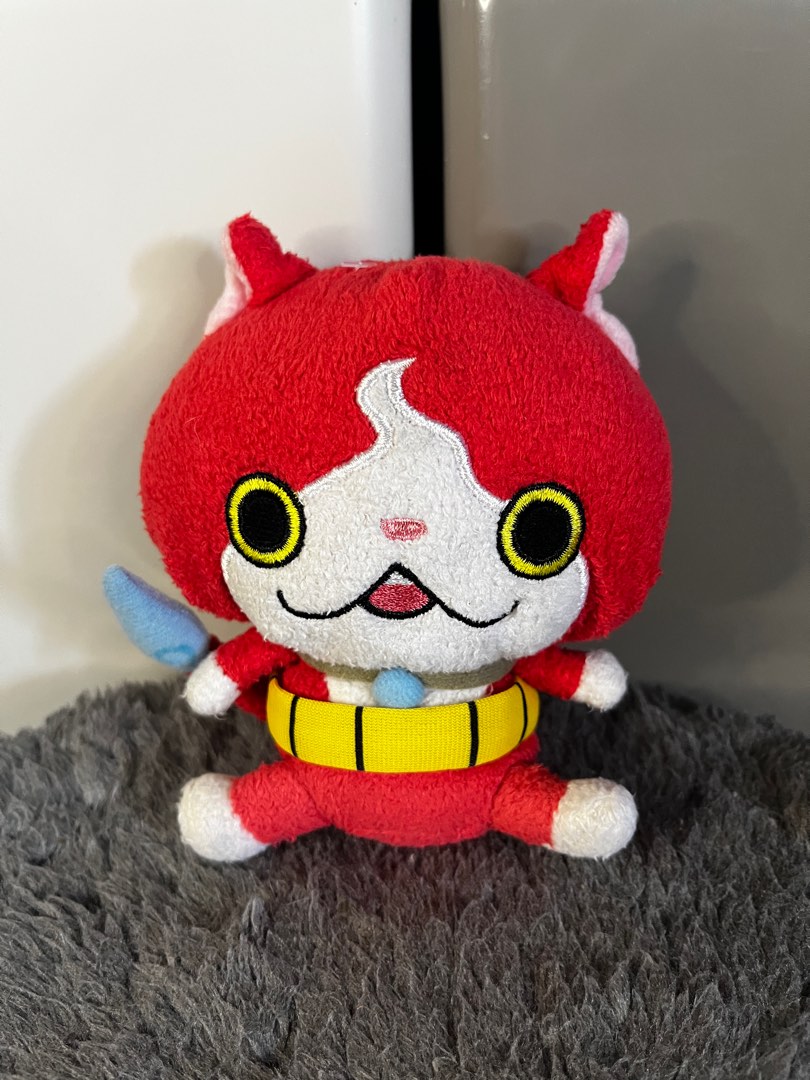 Yokai x Yo-kai Watch Jibanyan Red Cat Small Size Plush/Stufftoy ...
