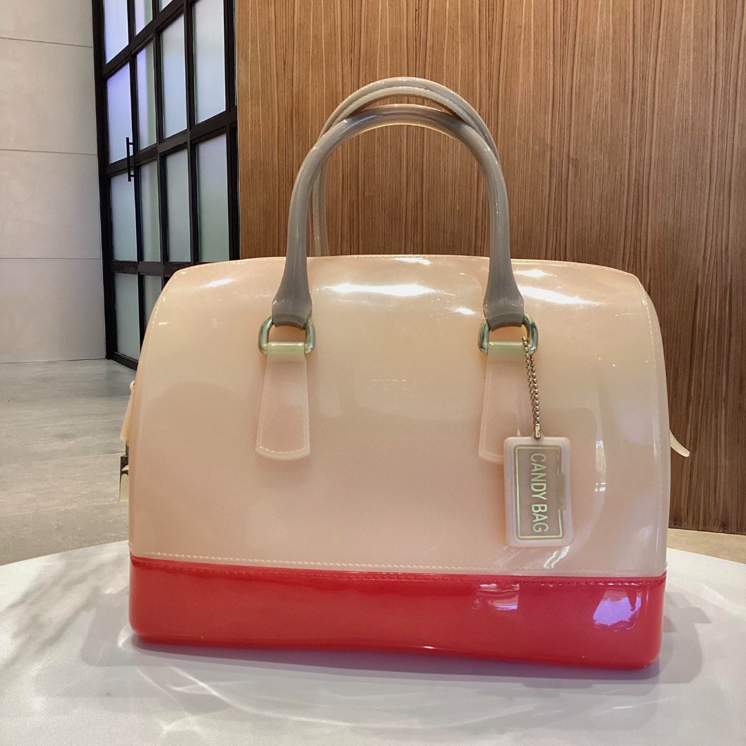 257000757 FURLA JELLY BAG CANDY, Luxury, Bags & Wallets on Carousell