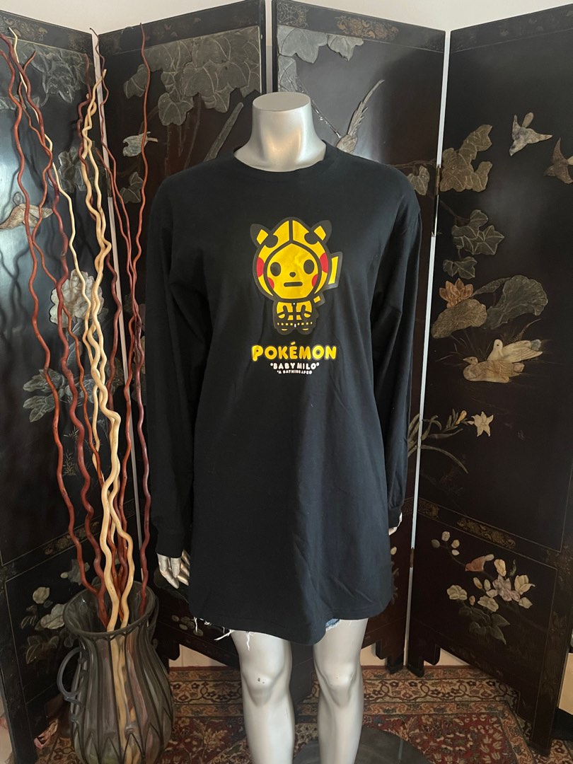 A BATHING APE Pokemon COLLECTION, Women's Fashion, Tops, Longsleeves on ...