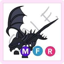 Adopt Me Mega Neon Shadow Dragon, Video Gaming, Gaming Accessories, In ...