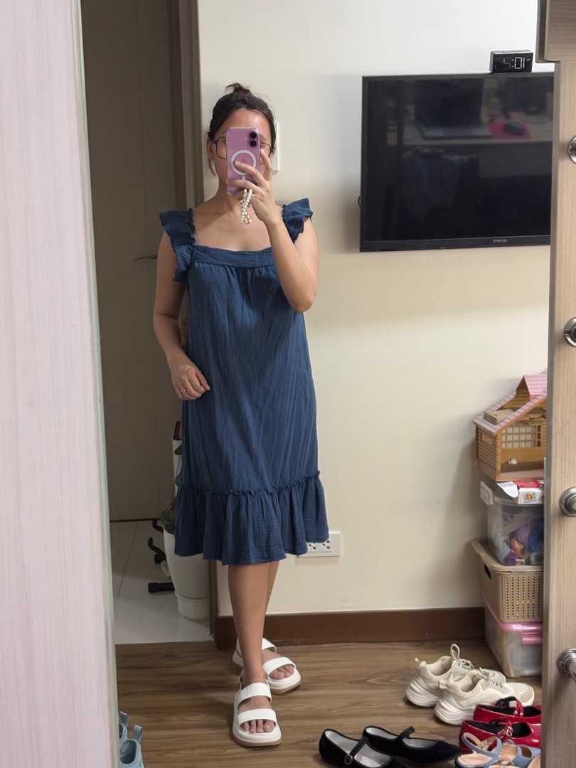 Authentic Mango blue dress, Women's Fashion, Dresses & Sets, Dresses on ...