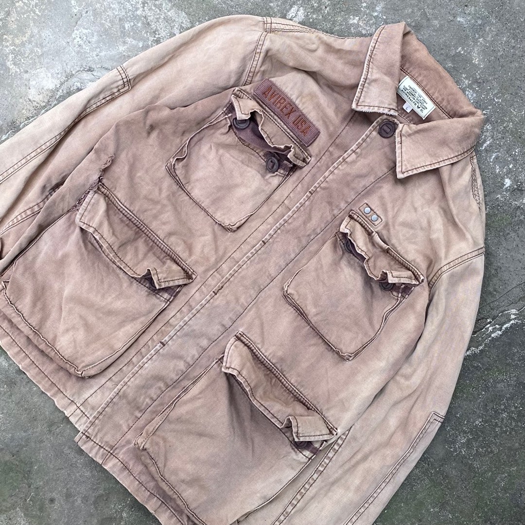 Avirex-Fade Brown-Military Jacket., Men's Fashion, Coats, Jackets and ...