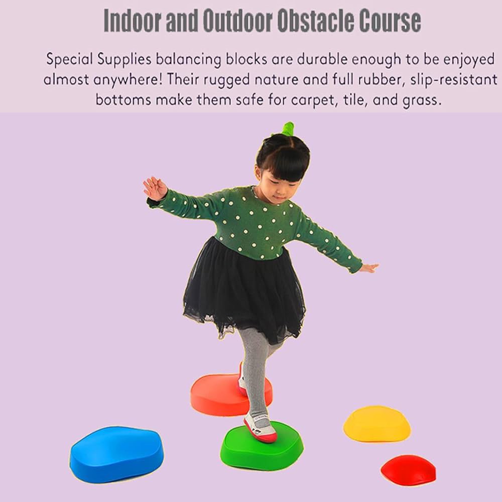 Balance Stone Balance Stepping Stones for Kids, Home Kindergarten Kids Coordination Recreational ...