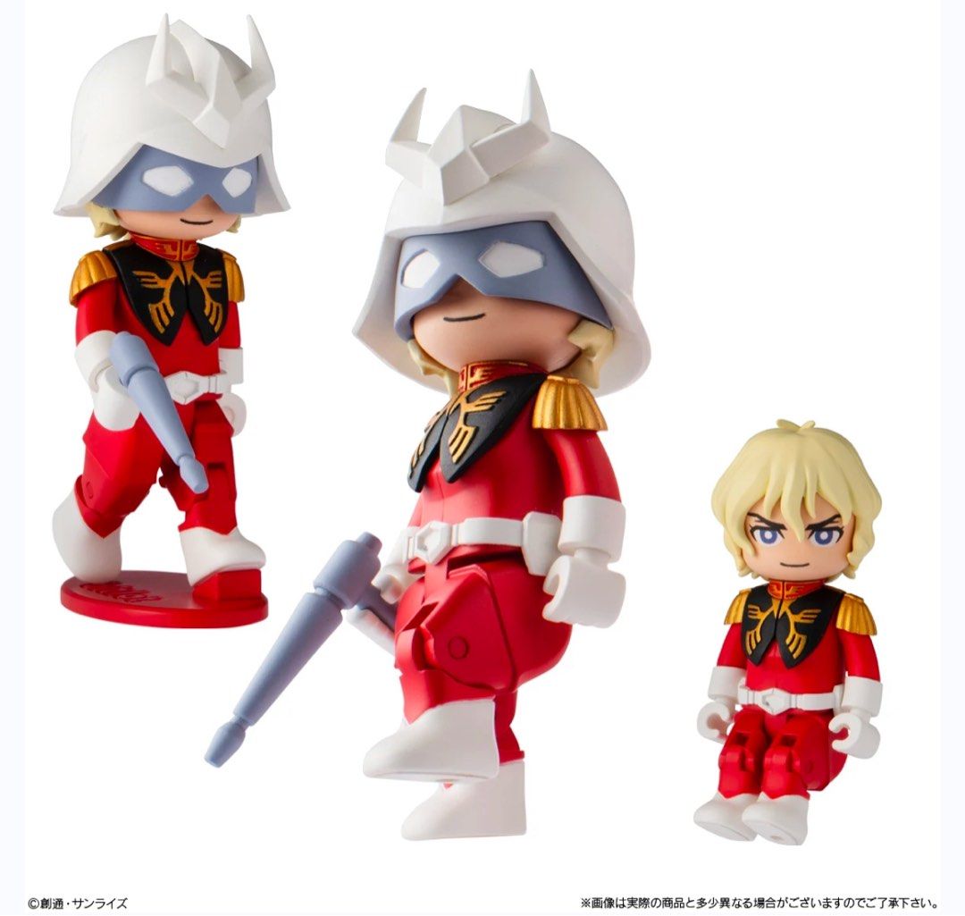 BANDAI bit lot Gundam Char Aznable Minifig Figure Zaku RX-78, Hobbies ...