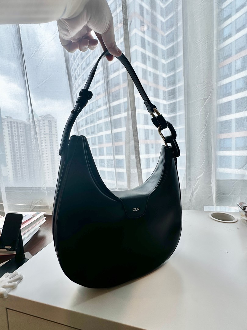 Black CLN Samira Shoulder Bag, Women's Fashion, Bags & Wallets ...