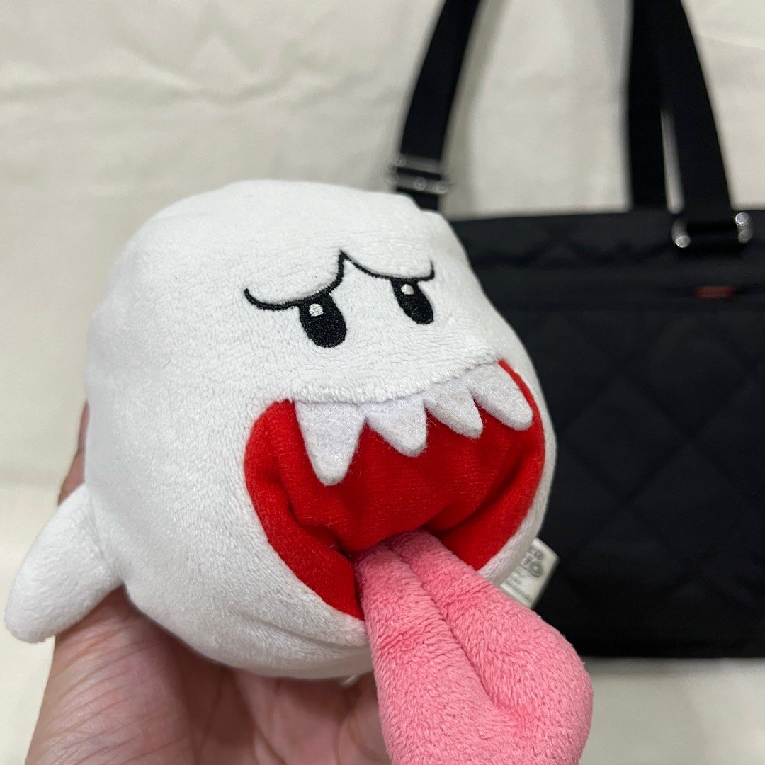 BOO Ghost Super Mario Bros Small Mascot Plush Toy w Beads, Hobbies ...