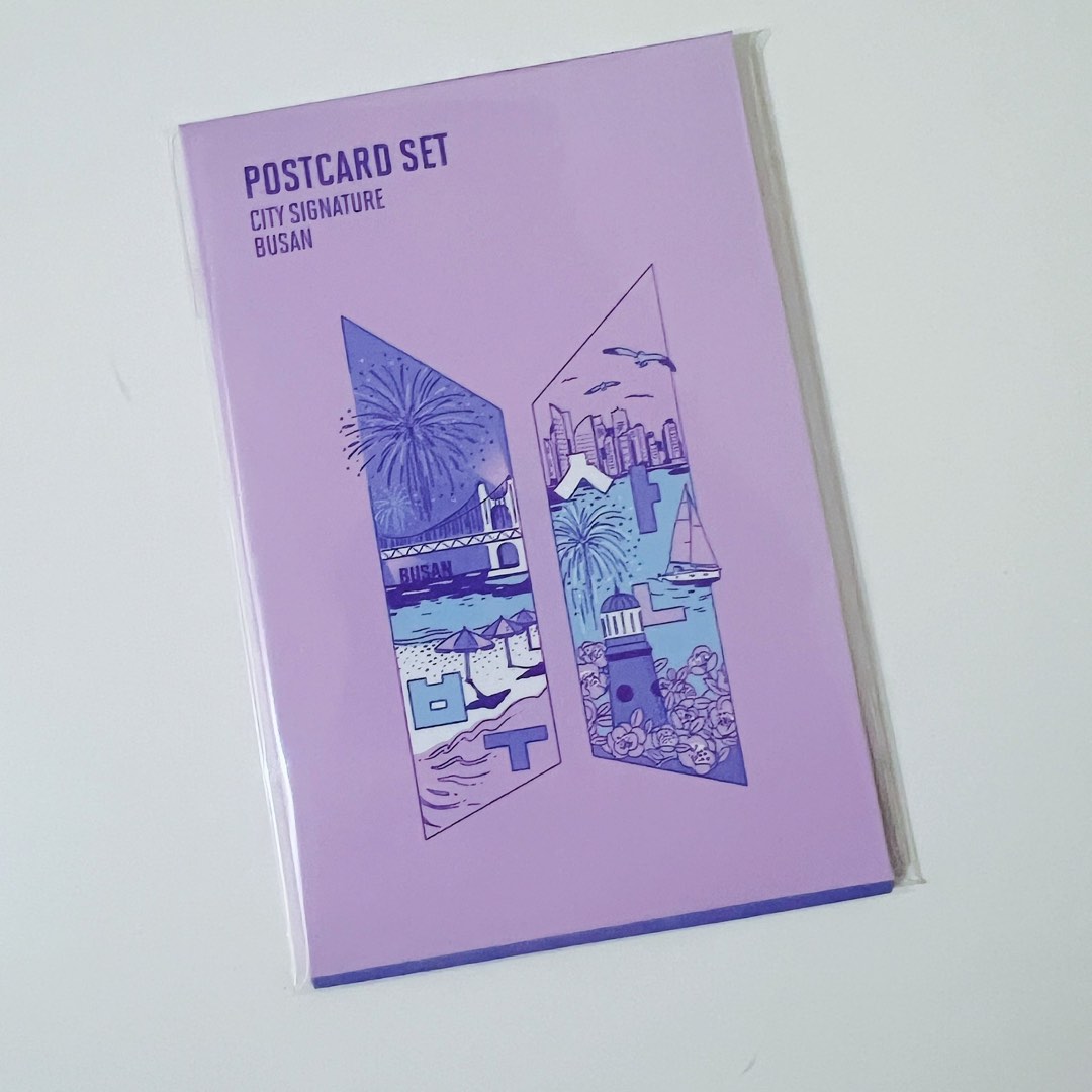 BTS Yet To Come Busan Postcard Set, Hobbies & Toys, Memorabilia ...