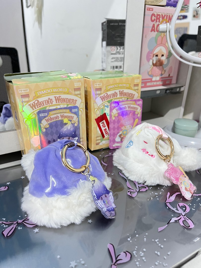 Bundling Dimoo Hat Weaving Wonders TOPI LABUBU Popmart, Toys ...