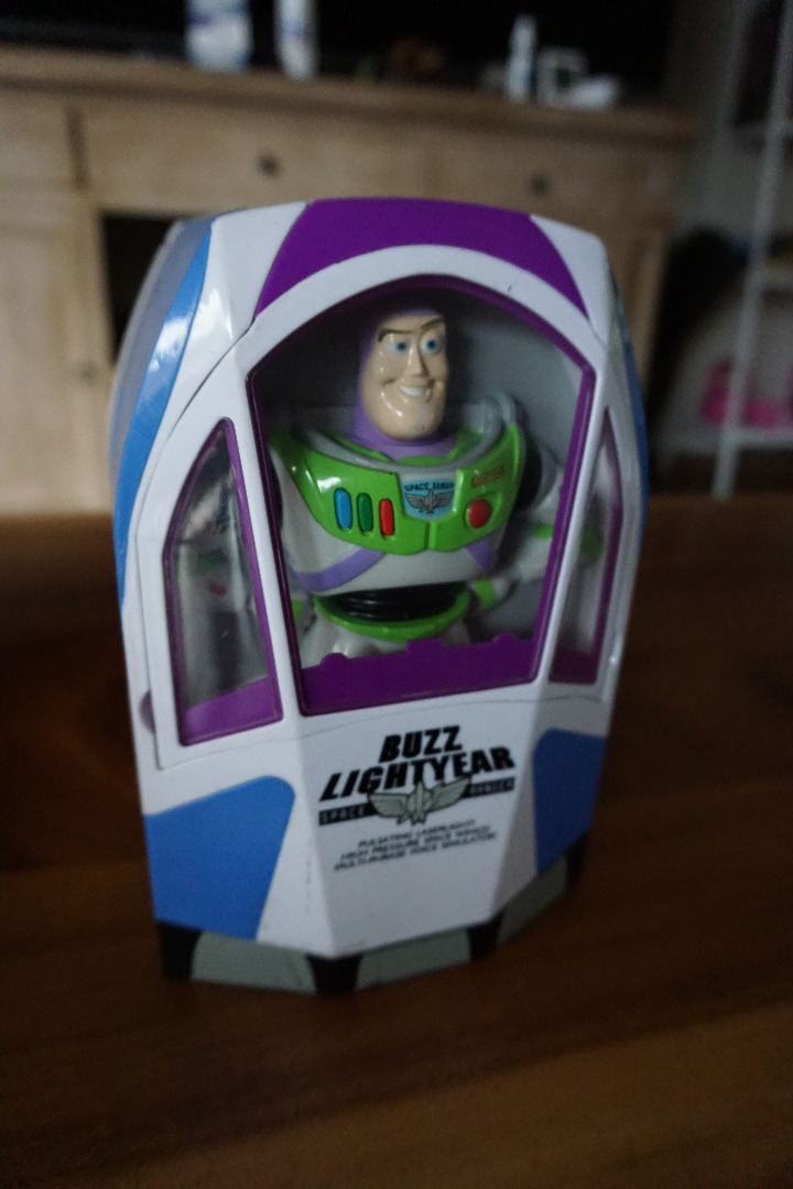 Buzz Lightyear Popcorn Bucket Toy Story, Toys & Collectibles, Mainan di ...
