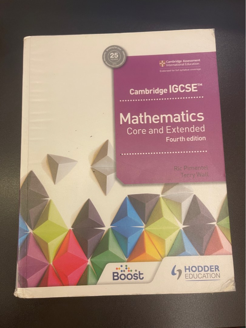 Cambridge Igcse Mathematics Coreandextended Textbook Hobbies And Toys Books And Magazines Textbooks