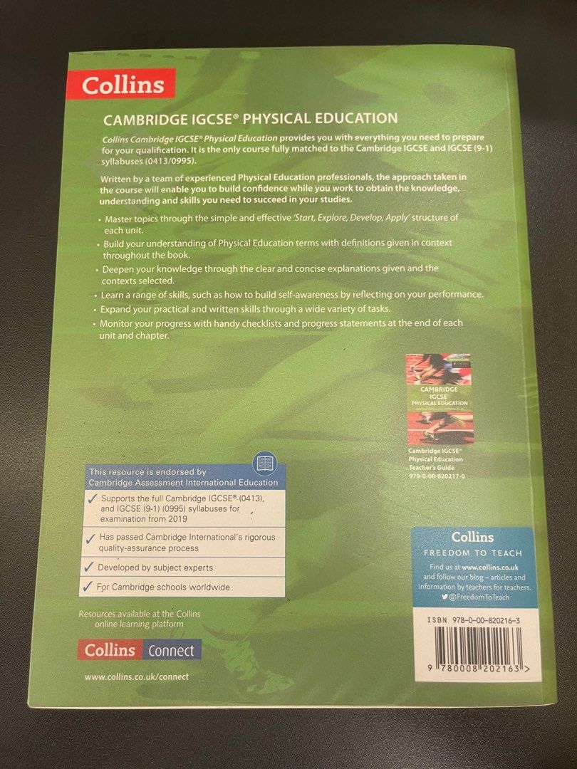 Cambridge IGCSE PE textbook, Hobbies & Toys, Books & Magazines ...