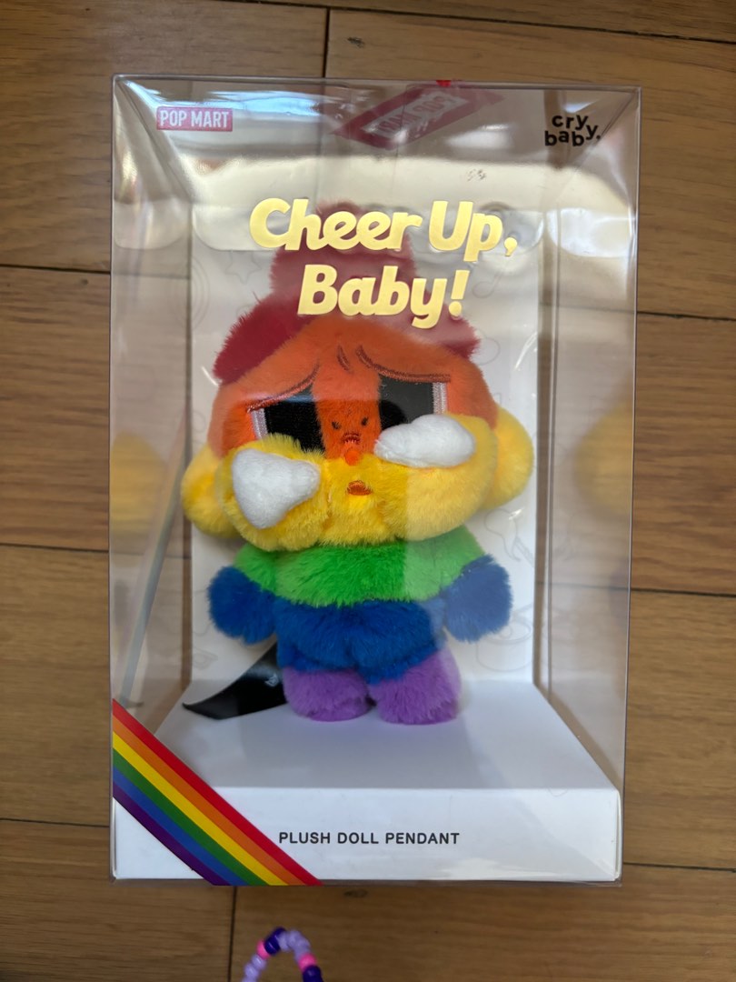 Crybaby Cheer up baby popmart, 興趣及遊戲, 玩具 & 遊戲類 - Carousell