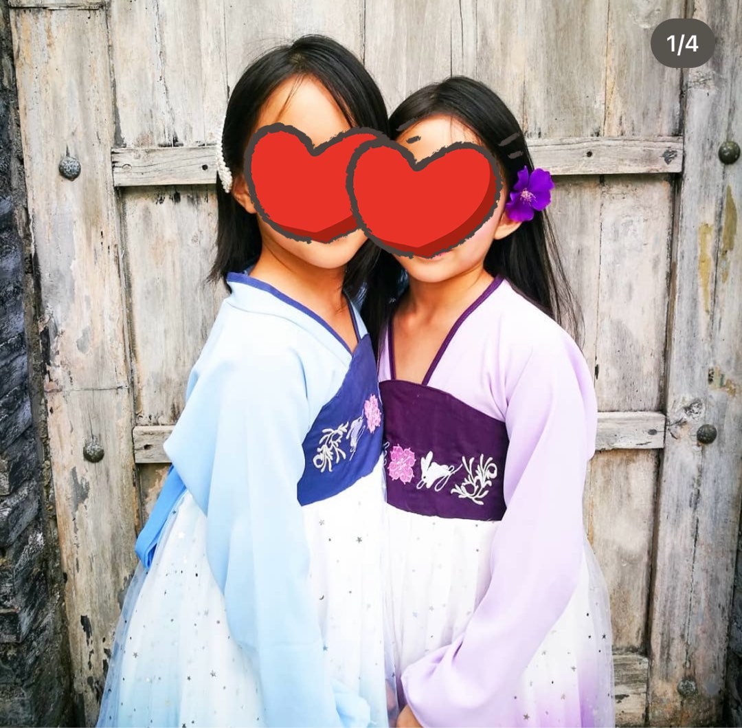 Chinese Hanbok style - Purple, Babies & Kids, Babies & Kids Fashion on ...