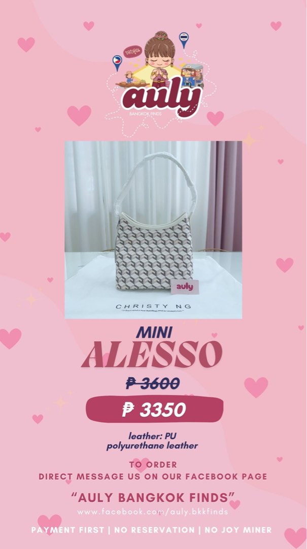 CHRISTY NG ALESSO MINI HOBO, Women's Fashion, Bags & Wallets, Shoulder ...