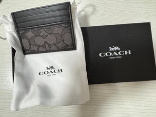 Coach ID Card Wallet, Luxury, Bags & Wallets on Carousell