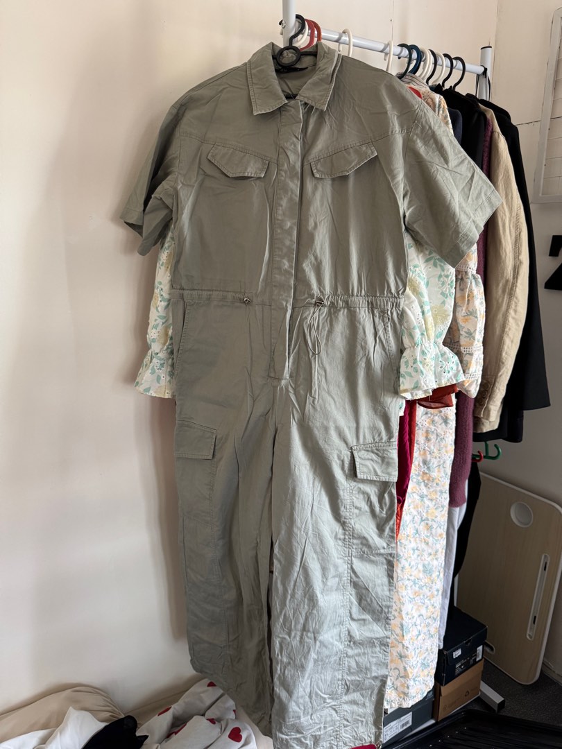 Coverall, Women's Fashion, Dresses & Sets, Jumpsuits on Carousell