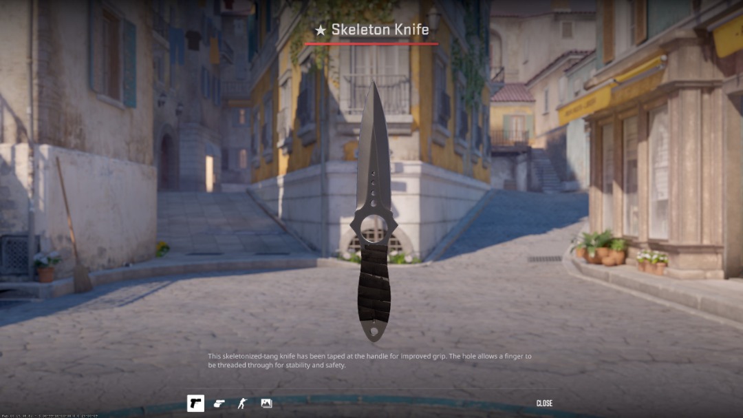 CS2 Skeleton Knife Vanilla, Video Gaming, Gaming Accessories, In-Game ...