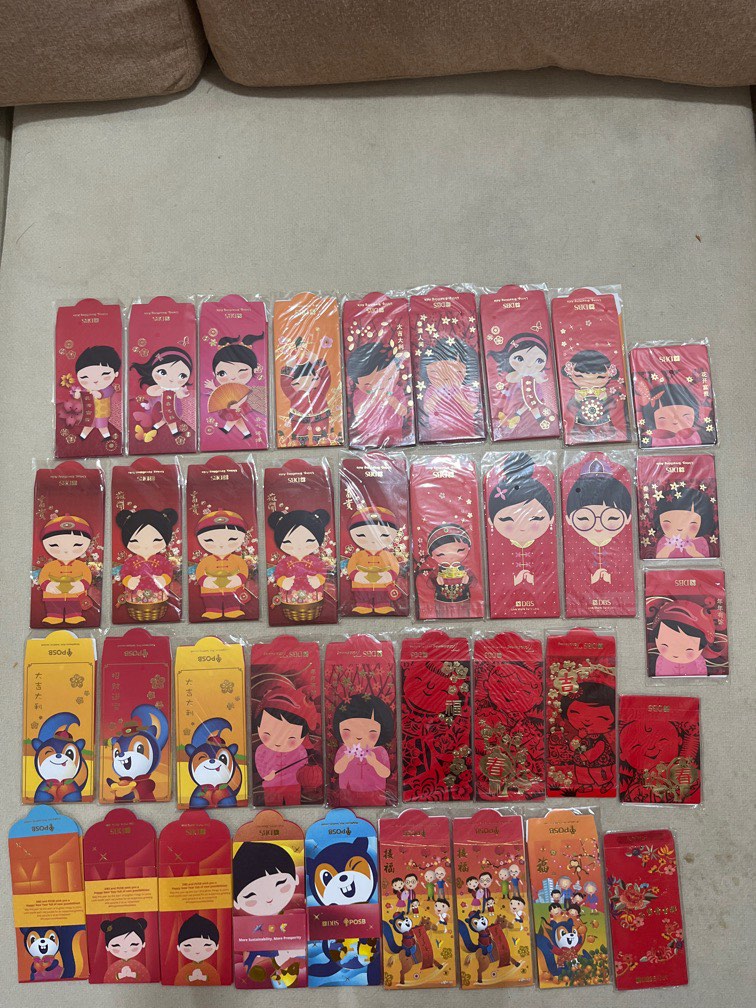 DBS POSB Ang Pow (All 40 packs), Hobbies & Toys, Stationery & Craft ...