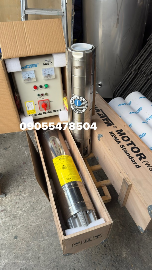 Deepwell Submersible Pump 6" Casing, Commercial & Industrial, Industrial Equipment on Carousell