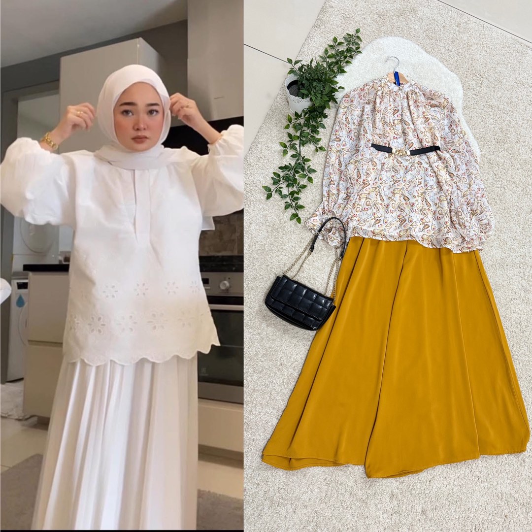 Dewi Diary Paisley Set, Women's Fashion, Muslimah Fashion, Baju Kurung ...