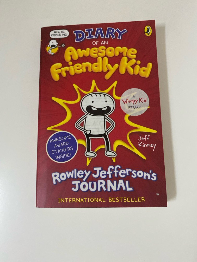 Diary of an Awesome Friendly Kid - Jeff Kinney, Hobbies & Toys, Books ...