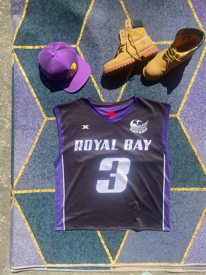 DIMES:23x26 ROYAL BAY RAVENS REVERSIBLE MUSCLE SHIRT, Men's Fashion ...