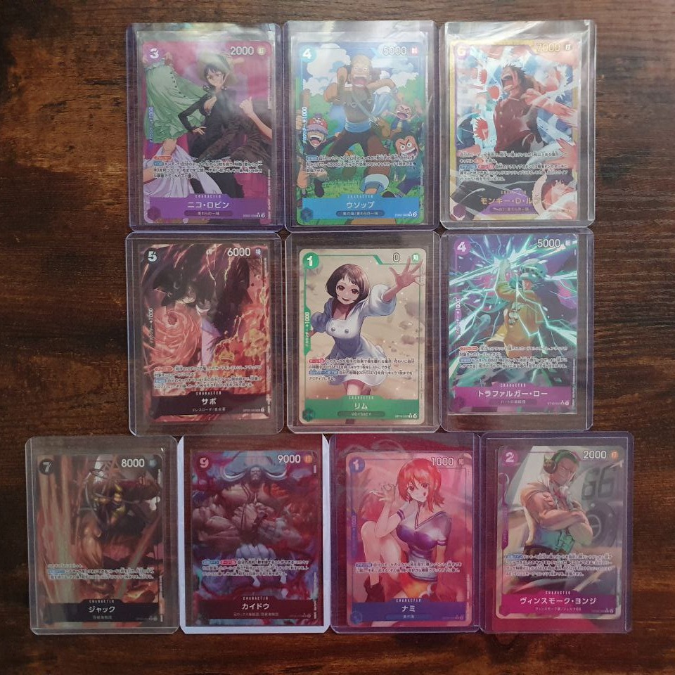 EB02 Robin Usopp AA SEC Luffy 8 pack Sabo PRB Law Yonji OP10 Lim OP09 ...