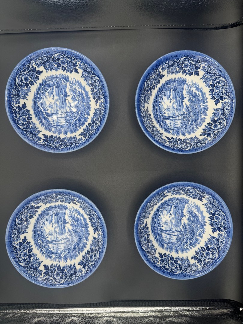 English Scene Blue by Churchill bowl, Furniture & Home Living ...