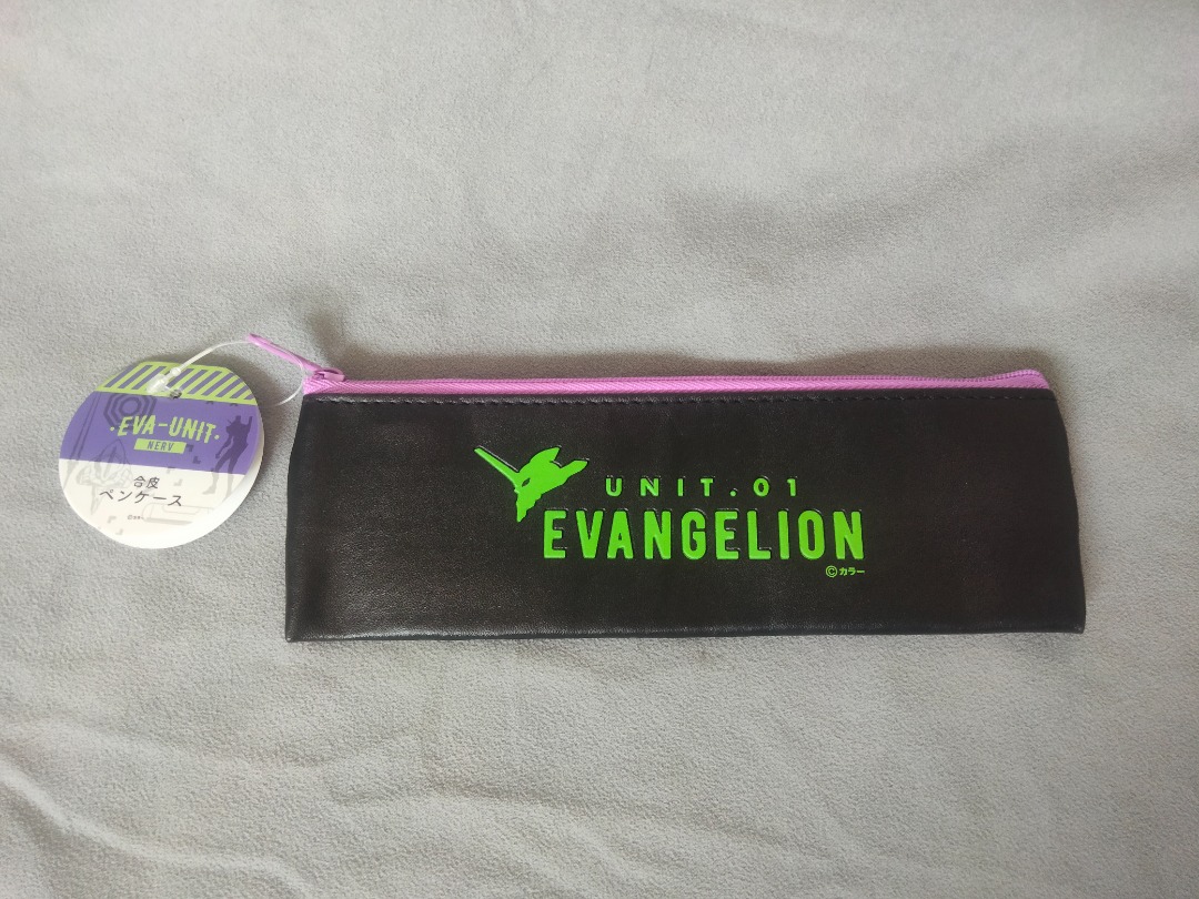 Evangelion NERV EVA-UNIT Synthetic Leather Pencil/Pen Case UNIT-01 ...