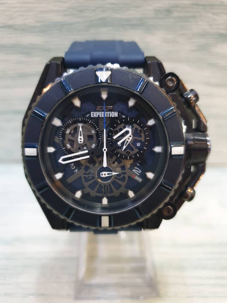 EXP Expedition Blue/Black Watch Men, Men's Fashion, Watches ...