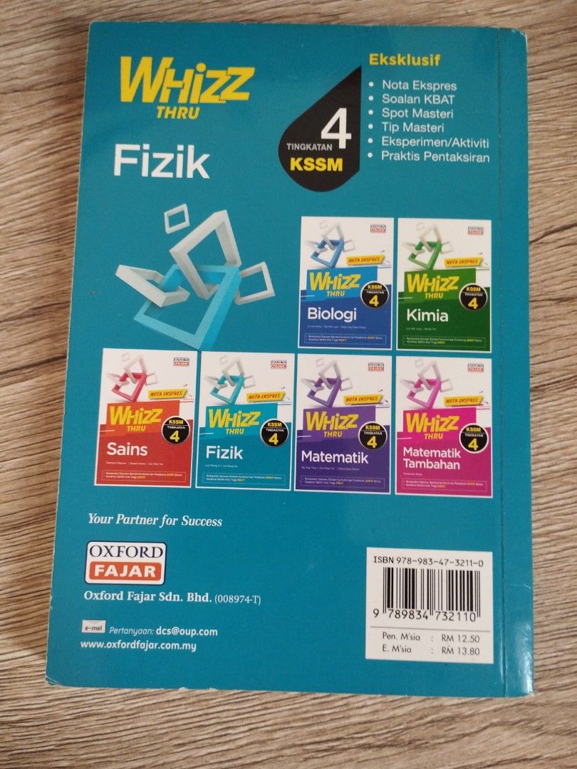 FIZIK FORM 4 NOTA, Hobbies & Toys, Books & Magazines, Textbooks on ...