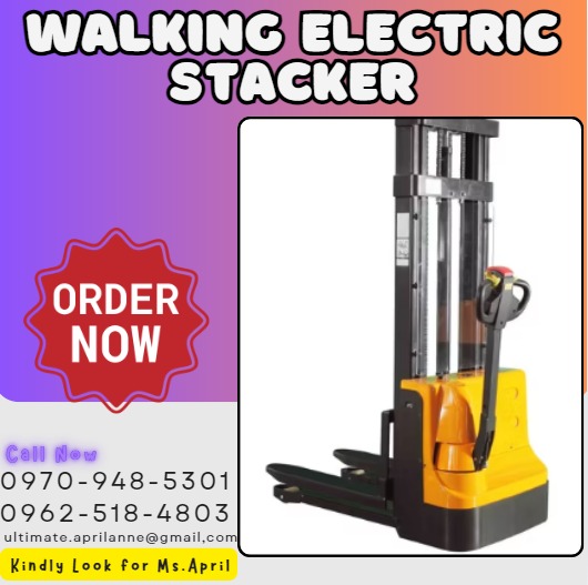 For sale Walking Electric Stacker 1t x 1,6 m Brand new, Commercial ...