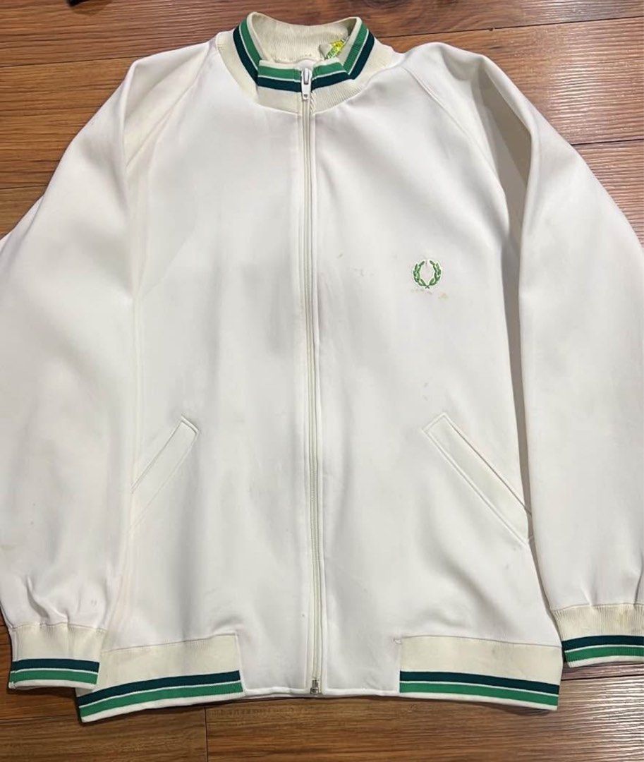 Fred Perry Track top, Men's Fashion, Activewear on Carousell