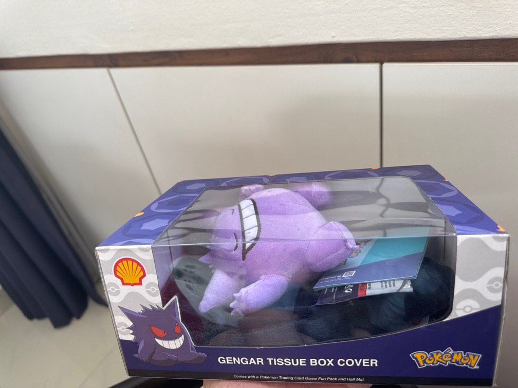 Gengar Tissue Box Shell, Hobbies & Toys, Toys & Games on Carousell