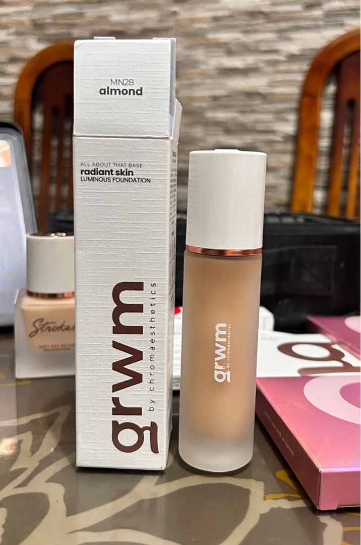GRWM Radiant Skin Luminous Foundation | Shade Almond, Beauty & Personal ...