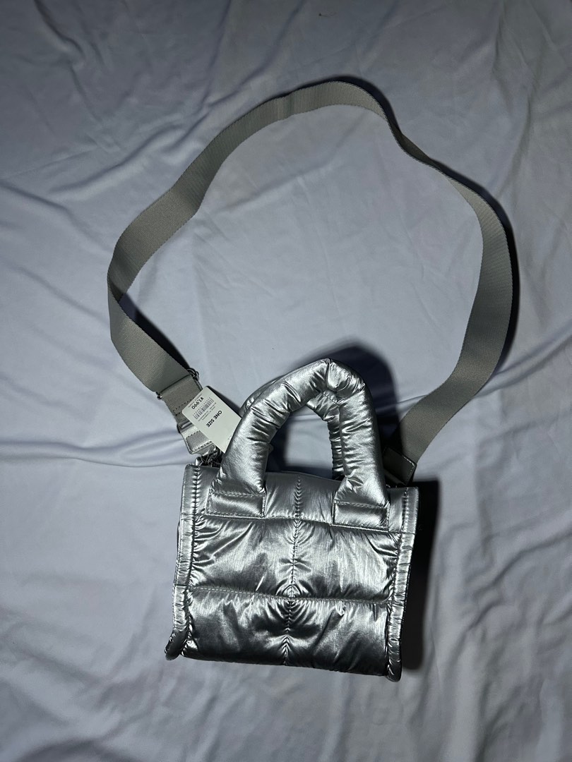 GU silver Sling bag, Women's Fashion, Bags & Wallets, Cross-body Bags ...