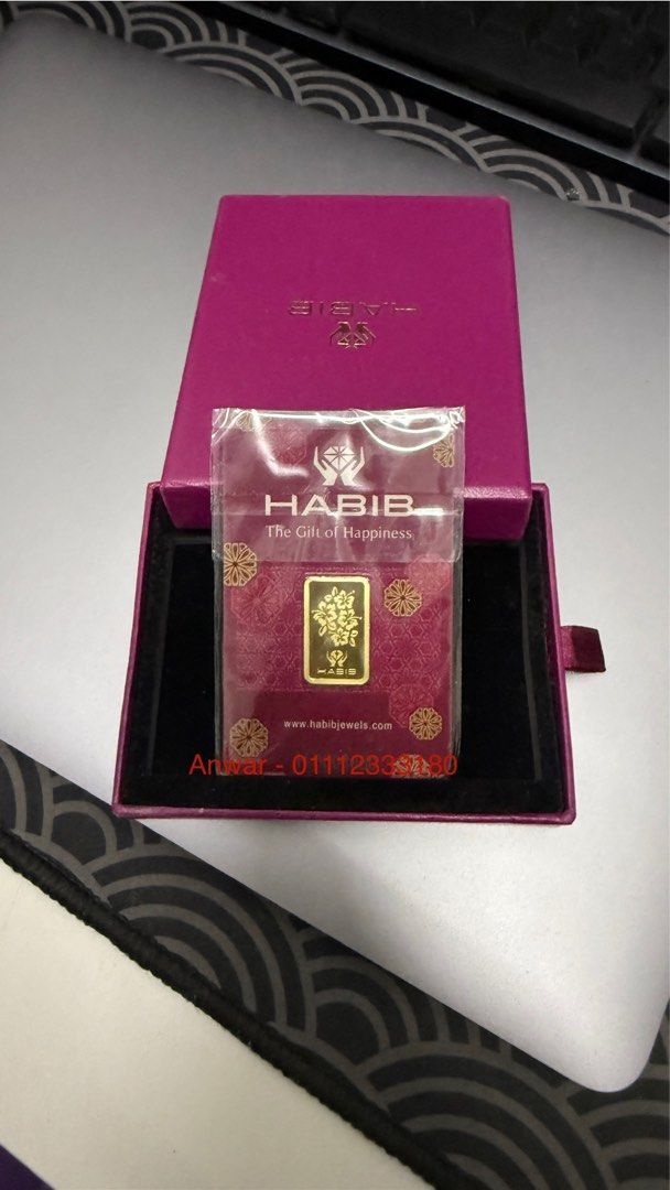 Habib 5g 999 Gold Bar, Hobbies & Toys, Collectibles & Memorabilia ...