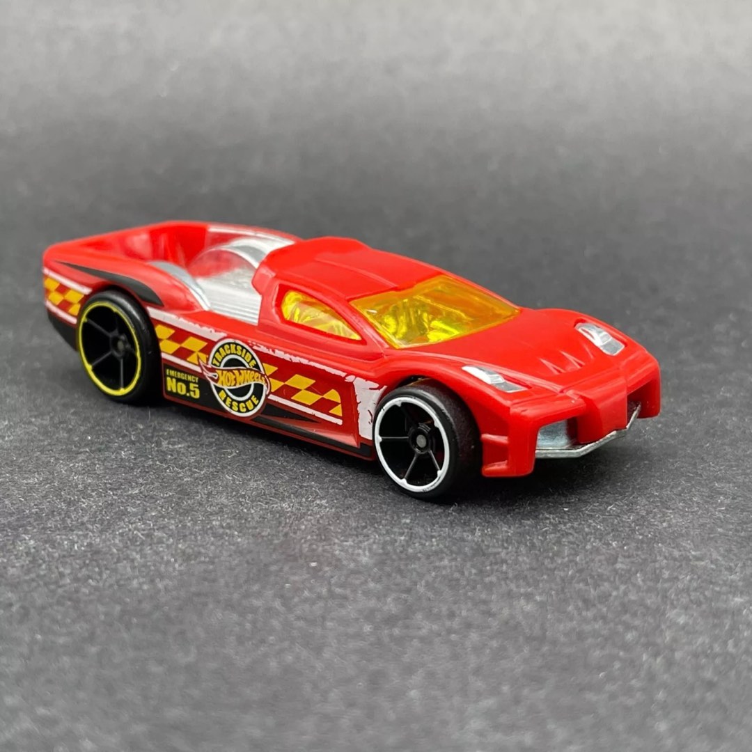 Hot Wheels Hypertruck Pickup Truck Red Trackside Rescue Emergency ...