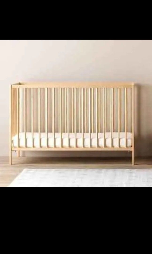Ikea snigla WOODEN. Babycot, Babies & Kids, Baby Nursery & Kids ...