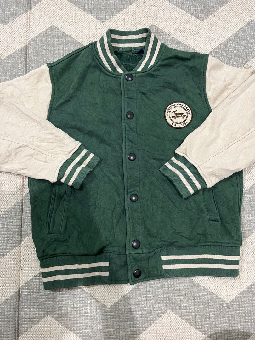 Jaket varsity uniqlo, Bayi & Anak, Baju Anak Laki-laki, 4 hingga 7 ...