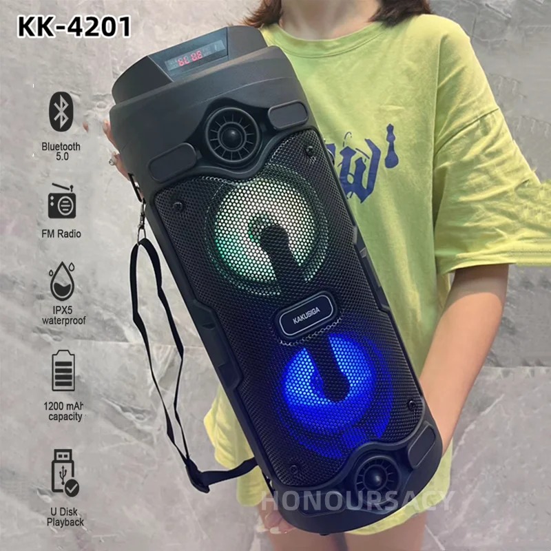 Karaoke Sound Box Caixa De High Power RGB Color Party DJ Sound Box ...