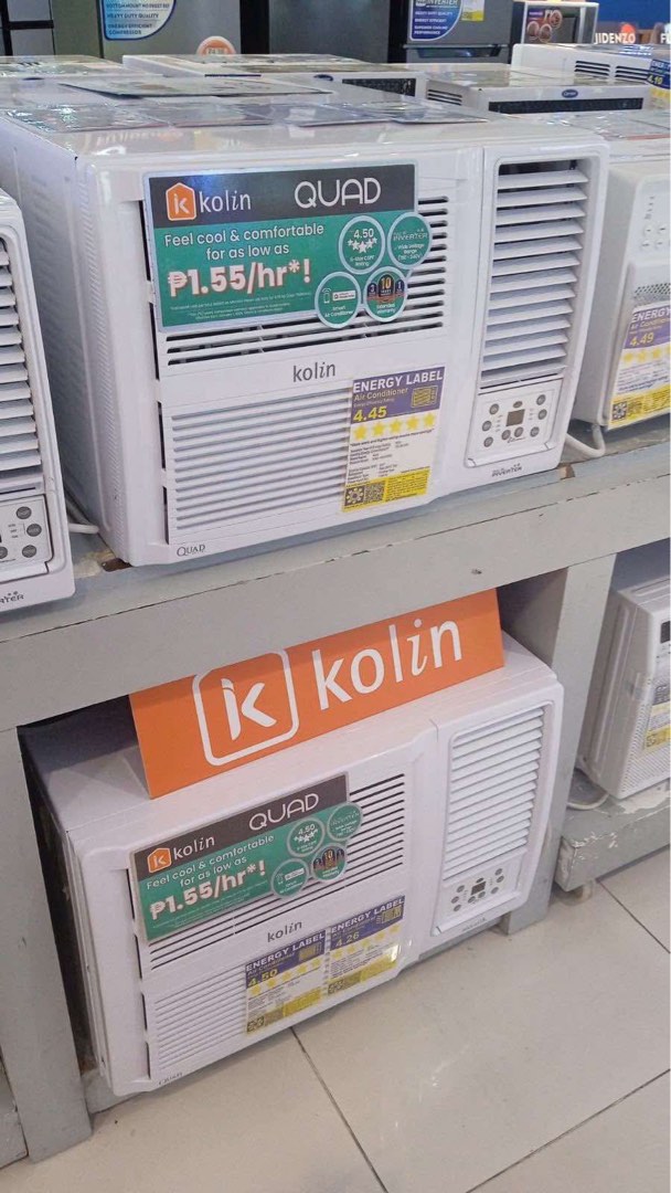 KOLIN WINDOW TYPE INVERTER AIR CONDITIONER, TV & Home Appliances, Air ...