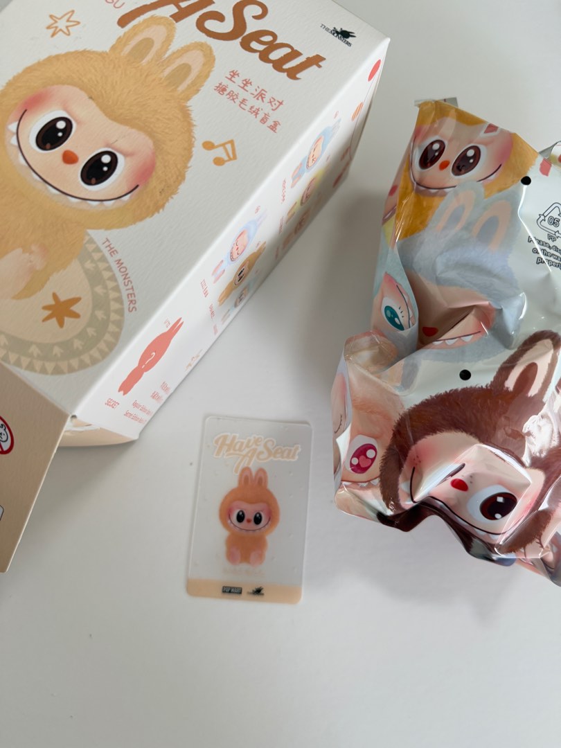 Labubu V2 Baba yellow, Hobbies & Toys, Toys & Games on Carousell