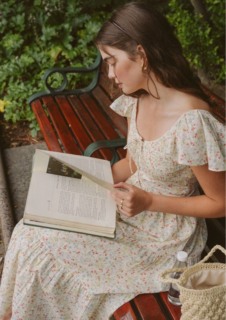 LF: Susy and Bae Annie Day Dress Poppy Field S, Women's Fashion ...