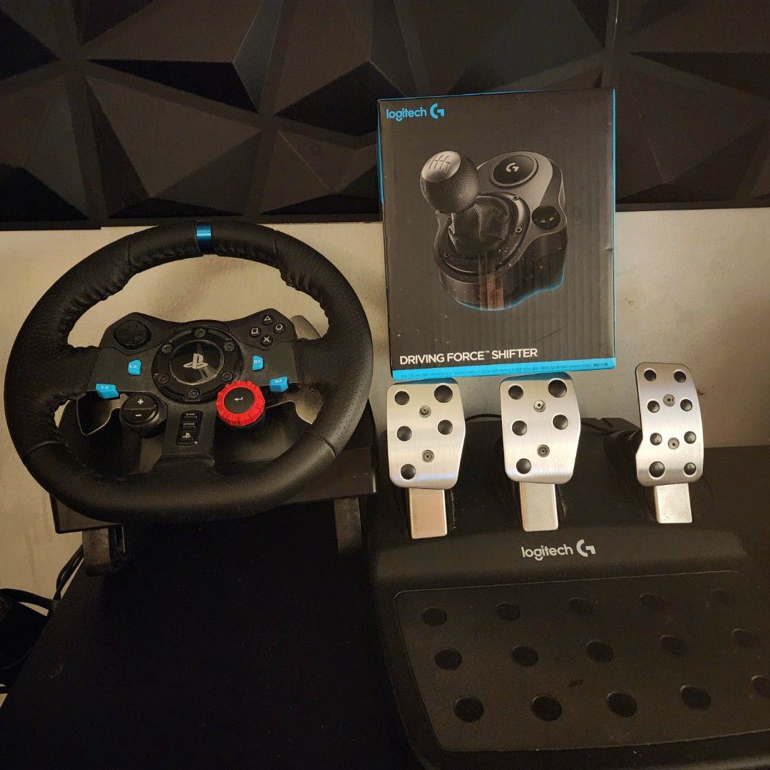 Logitech G29 + Shifter + Playseat Challenge Bucket Seat, Video Gaming ...